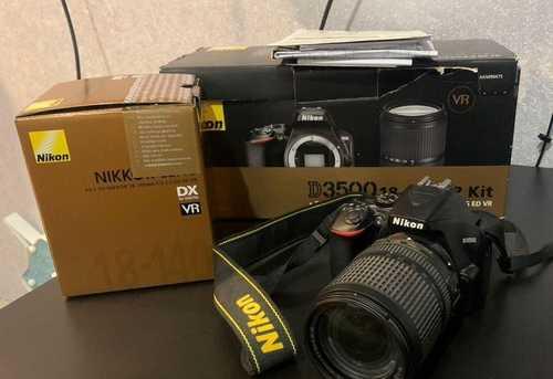 Зеркальный фотоаппарат Nikon D3500 18-140