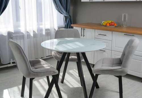 Стол кухонный со стеклом от производителя Омск