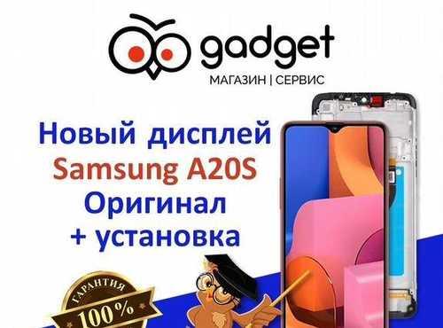 Дисплей Samsung Galaxy A20s (A207F) + установка