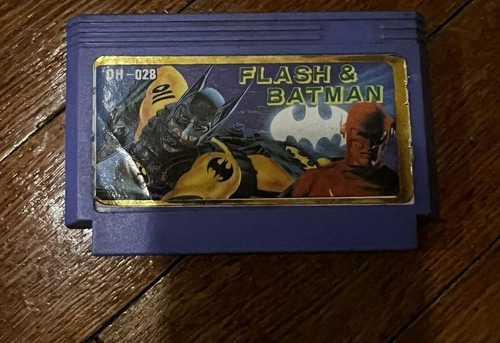 Картридж Dendy "Flash & Batman" 90е