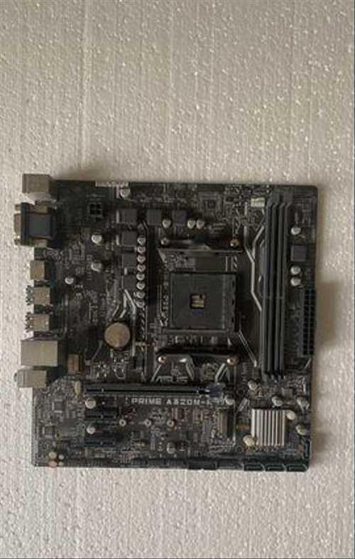Материнская плата asus prime A320M-K AM4