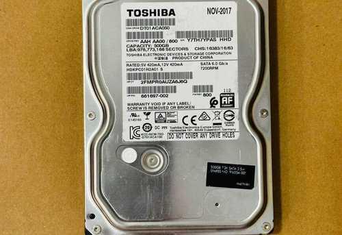 Жесткий диск 3,5" Toshiba 500 гб DT01ACA050