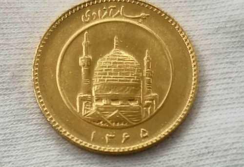 Золотая монета ирана