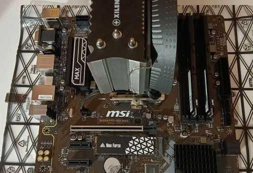 Комплектация ryzen 5 3600 + msi b450m pro vdh max