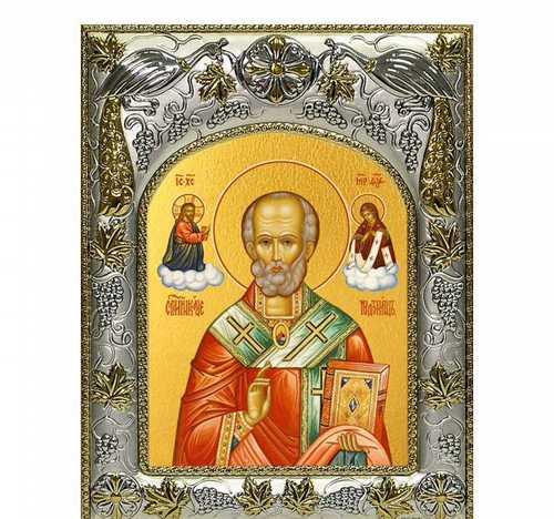 Икона складень Николай Чудотворец и Ангел Хранитель 110