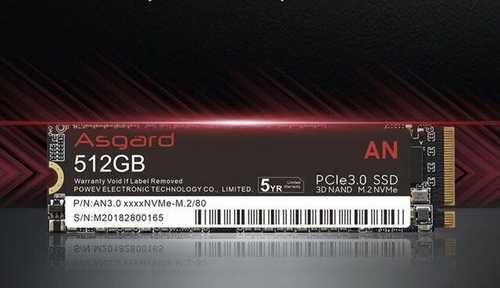 Жесткий диск Asgard SSD 512