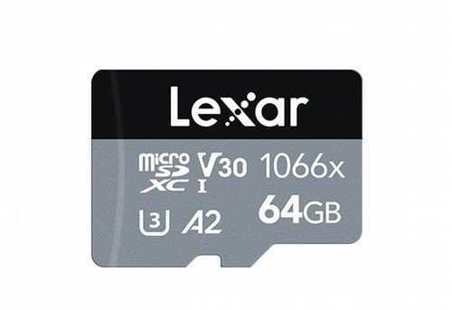 Карта памяти Lexar microsdxc 64GB 1066x