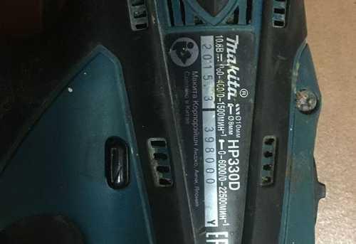 Шуруповерт Makita hp330d в кейсе с ориг.з/у