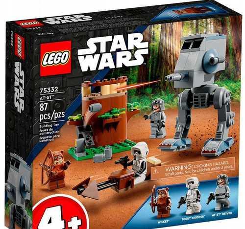 Lego Star Wars Лего 75332 Шагоход AT-ST, новый