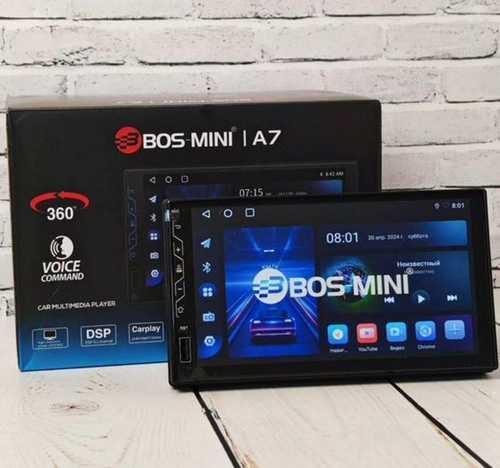 Автомагнитола 7 дюймов 2din android bos mini a7