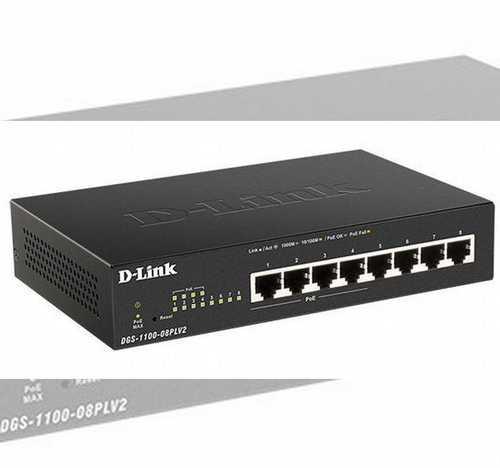 Коммутатор D-Link DGS-1100-08PLV2/A1