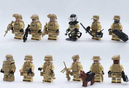 Минифигурки Lego военные swat спецназ