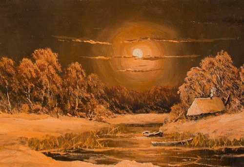 Картина Манящие краски полной луны. Николай Лямин