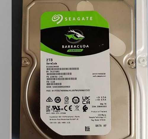 Hdd 2 tb Seagate