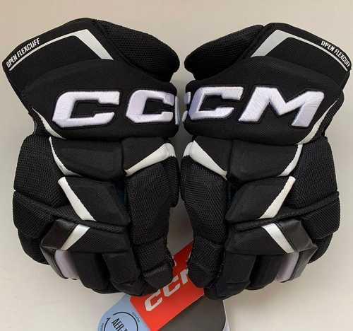 Краги хоккейные CCM FT6 Pro черные