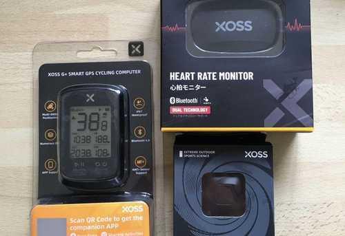 Велокомпьютер с GPS Xoss новый комплект