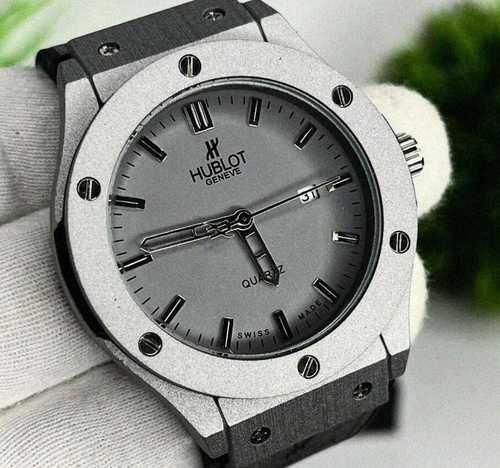 Наручные часы Hublot серые (Арт.87058)