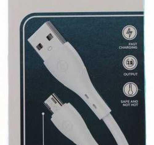 USB Кабель Type-C "oino" O32, силиконовый, 2A, Бел