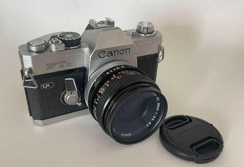Фотоаппарат Canon FTb и объектив 28/3,5
