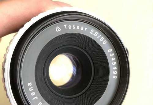 Объектив Tessar 2.8/50mm Carl Zeiss Jena