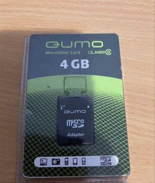Адаптер для карты памяти qumo 4 GB