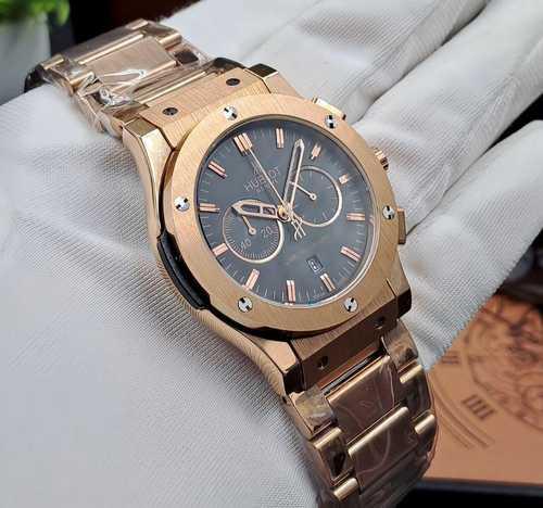 Hublot Массивные мужские часы кварцевые