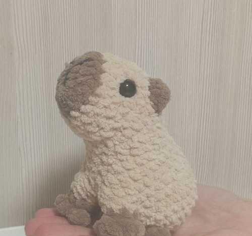 Капибара вязанная игрушка