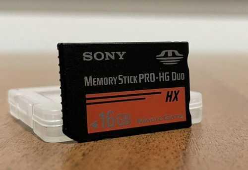 Memory stick PRO-HG duo 16gb