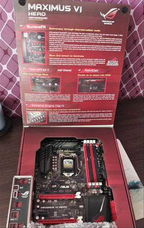 Материнская плата asus Maximus Hero VI 1150