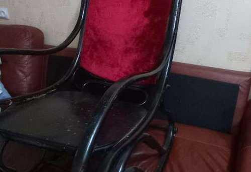 Кресло качалка антиквариат 19 век братья Тонет
