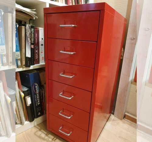 Тумба хельмер helmer IKEA красная
