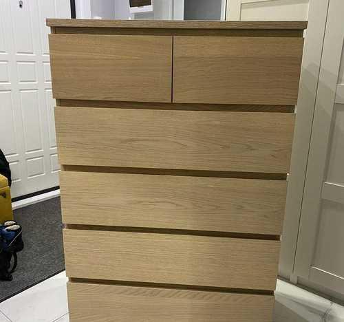 Комод IKEA malm 6 ящиков