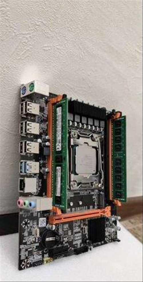 Комплект LGA 2011-3 Xeon 2630v3/X99/16 Гб озу