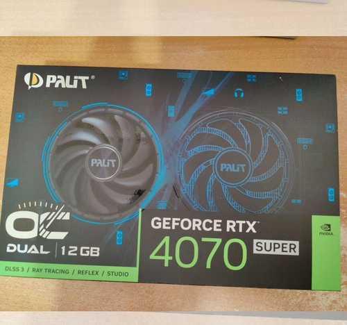 Видеокарта новая RTX 4070 Super Palit Dual 12Gb