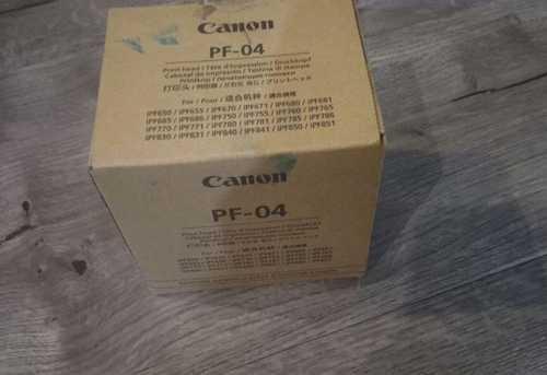 Печатающая головка canon pf-04