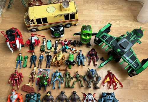 Фигурки бен 10 игрушки Ben 10 силач пламенный