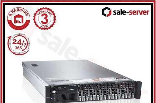 Сервер dell R720 16SFF 2x E5-2620 16GB 750W