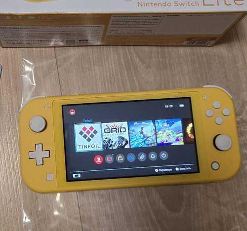 Nintendo switch lite прошитая новая