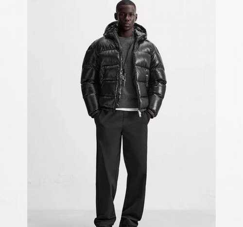 Пуховик zara x moncler