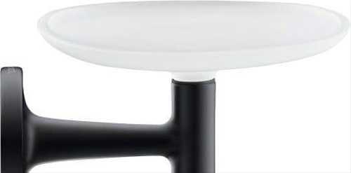 Мыльница Duravit Starck T 140x119x66 черный матовы