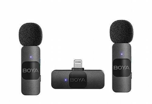Boya BY-V20 беспроводная петличка USB-C / Ligtning