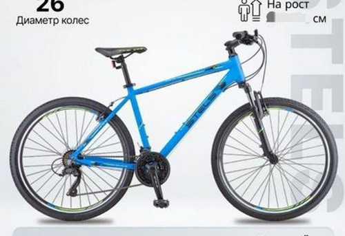 Велосипед stels навигатор 590v сине-салатовый