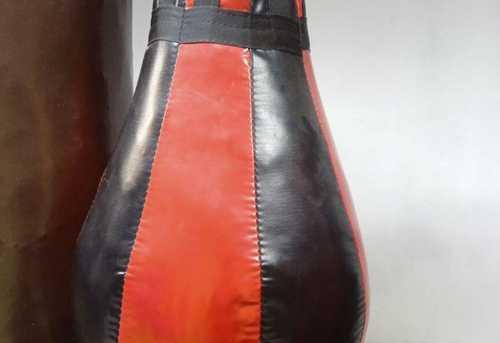 Чехол на бокс.грушу 40 кг черно-красный
