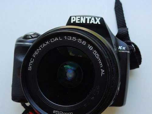 Pentax k-x с объективом SMS Pentax 18-55. Отличный