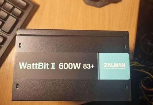 Блок питания zalman Wattbit II 600W /скупка
