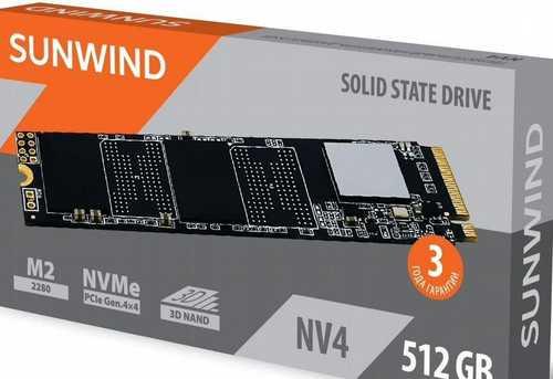 SSD накопитель SunWind NV4 swssd512GN4 512гб, M.2