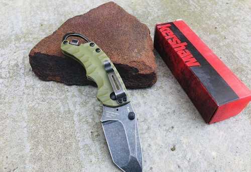 Складной нож Kershaw зелёный