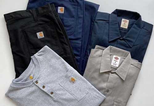 Carhartt & Dickies рабочие брюки и рубашки