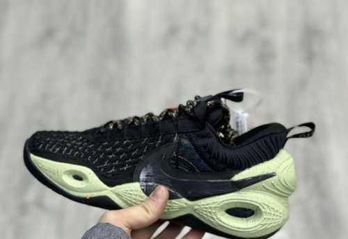 Кроссовки Nike Cosnic черные салатовые мужские