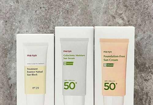 Manyo spf, dr jart, d'Alba